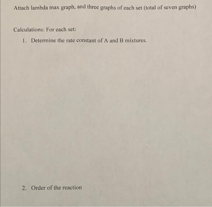 Solved Data: Table 1: Determination of lambdamax for the dye | Chegg.com