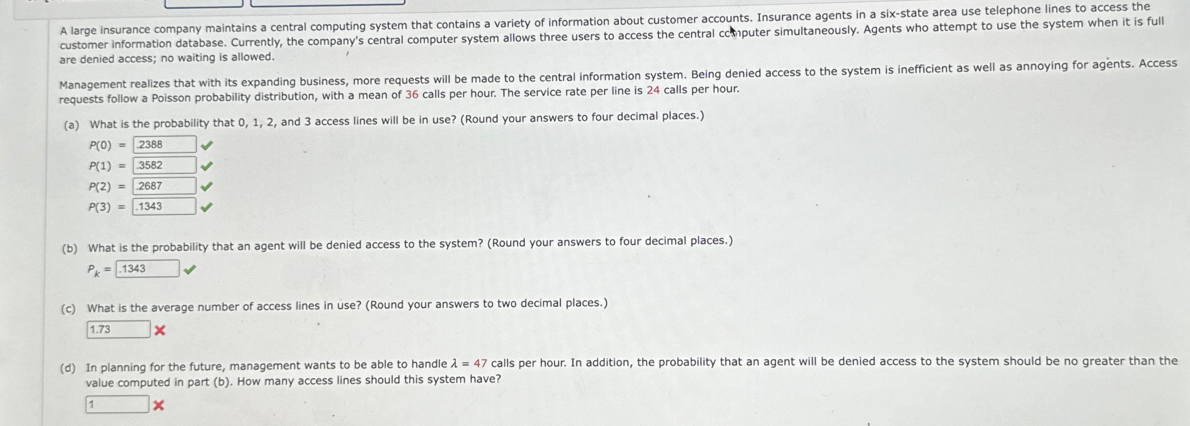 Solved are denied access; no waiting is allowed. requests | Chegg.com