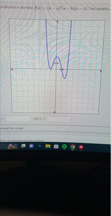 Solved (2 points) The graph below is a polynomial function | Chegg.com