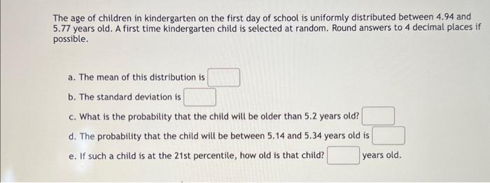 Solved Births are approximately Uniformly distributed | Chegg.com