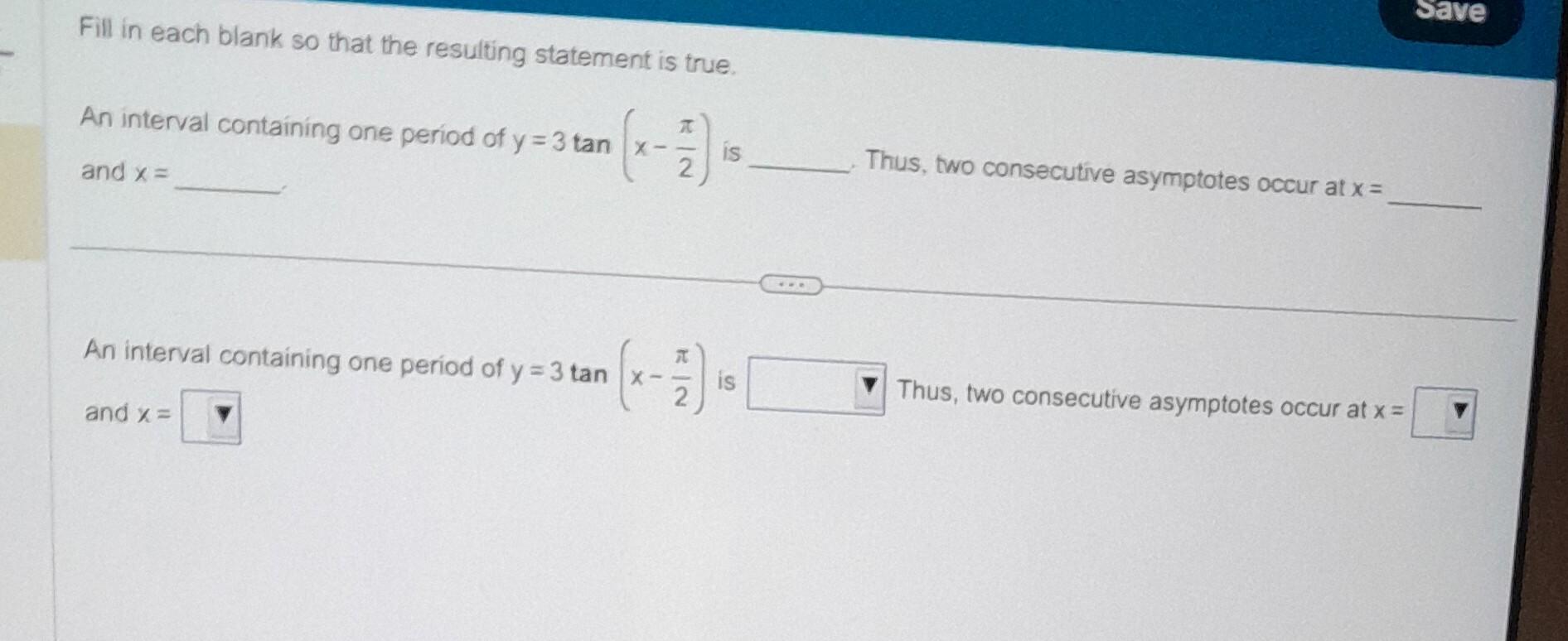 Solved Fill in each blank so that the resulting statement is | Chegg.com