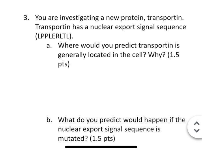 Solved 1. Indicate whether each of the following transport | Chegg.com