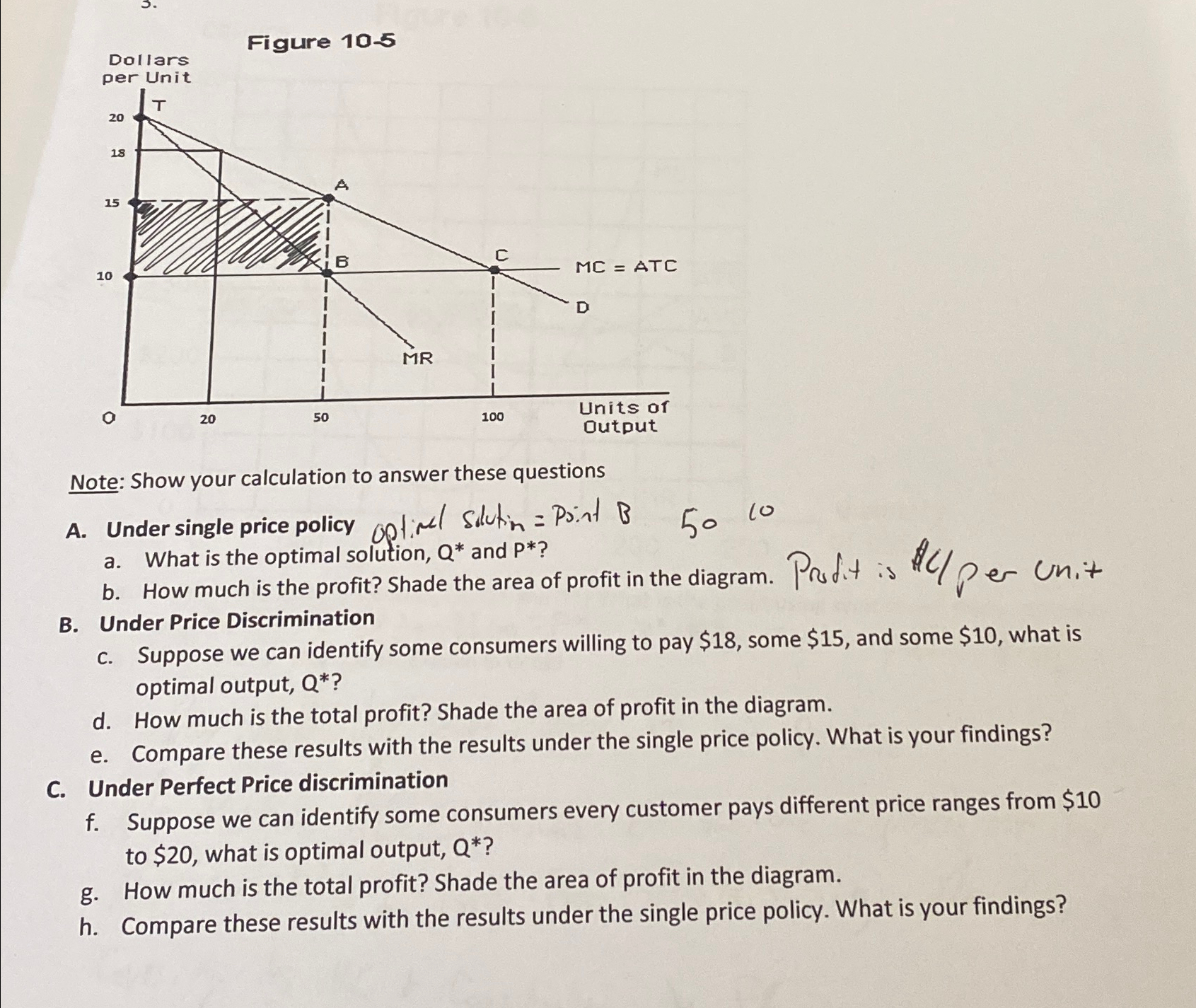 Solved Note: Show your calculation to answer these | Chegg.com