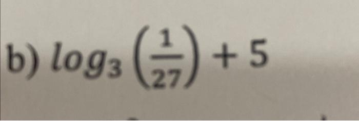 Solved log3(271)+5 | Chegg.com