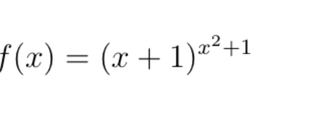 Solved Find the derivative:f(x)=(x+1)x2+1 | Chegg.com