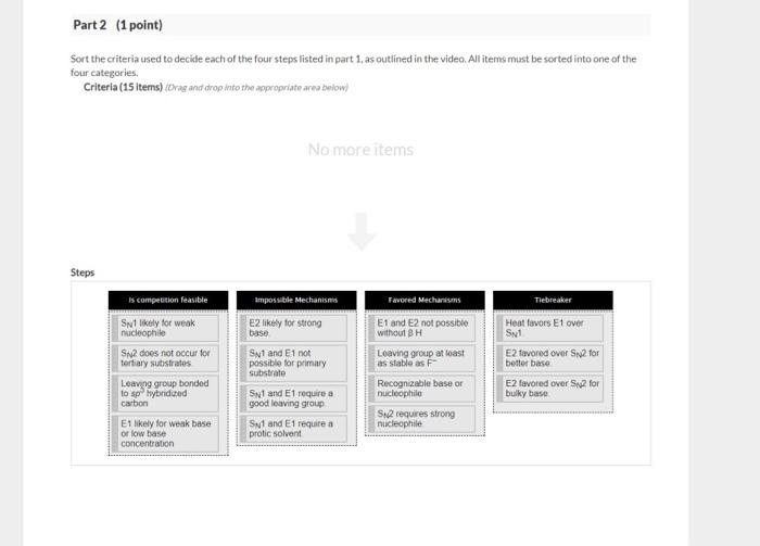 Place the steps in the strategy for choosing among | Chegg.com