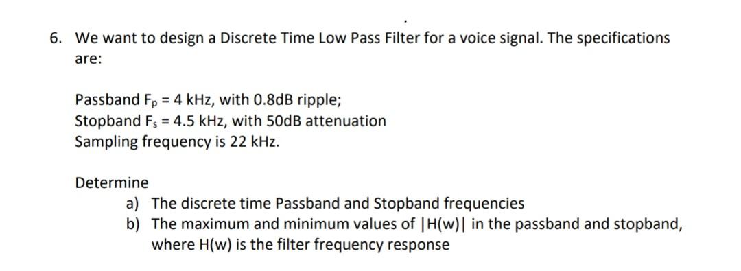 Solved it is a discreate time signal processing lesson's | Chegg.com