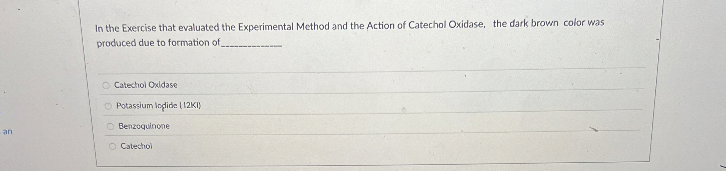 Solved In the Exercise that evaluated the Experimental | Chegg.com