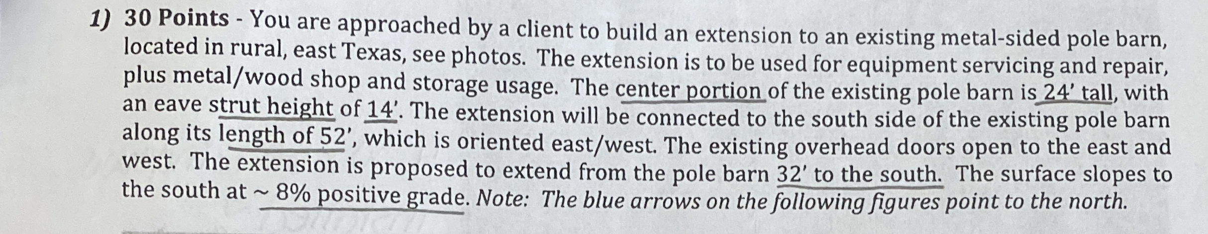 Solved 30 ﻿Points - ﻿You are approached by a client to build | Chegg.com