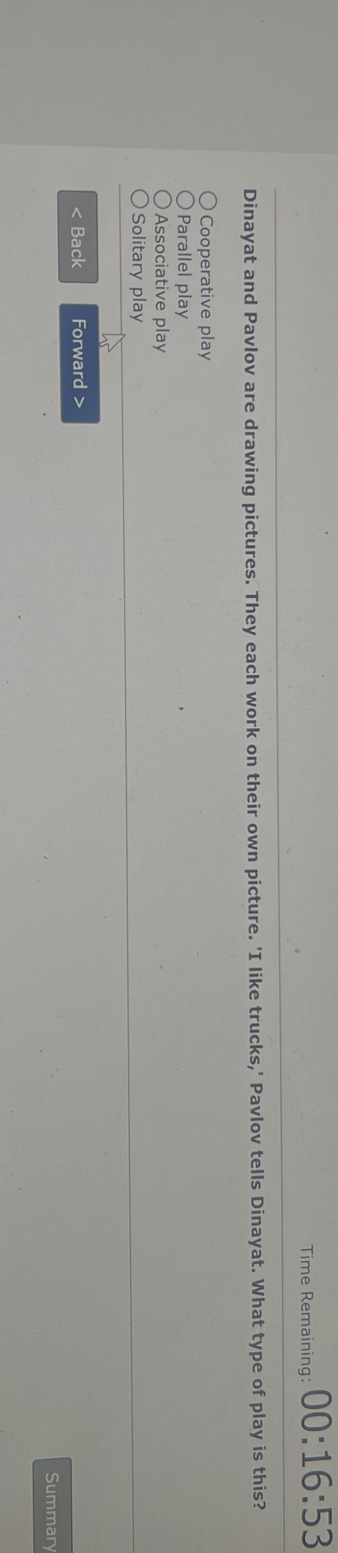 Solved Time Remaining:00:16:53Dinayat and Pavlov are drawing | Chegg.com