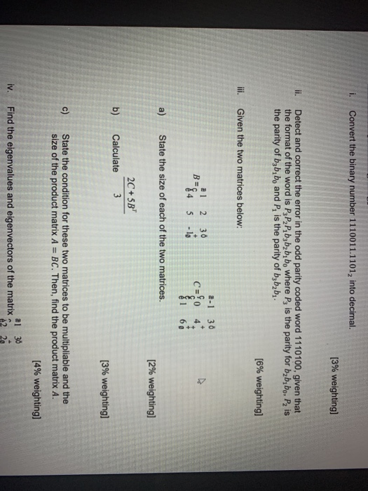 Solved Convert the binary number 1110011.1101, into decimal. | Chegg.com