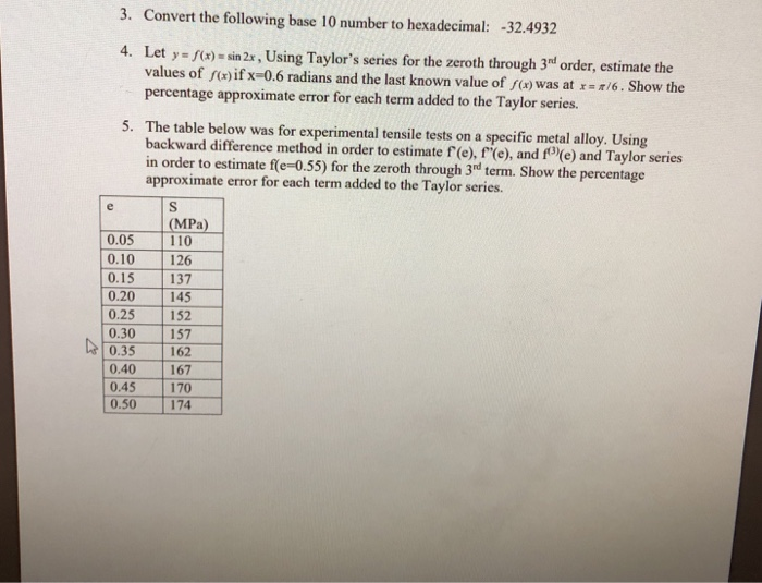 Solved 3. Convert the following base 10 number to | Chegg.com
