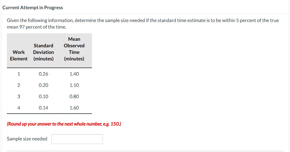 Solved Current Attempt in ProgressGiven the following | Chegg.com
