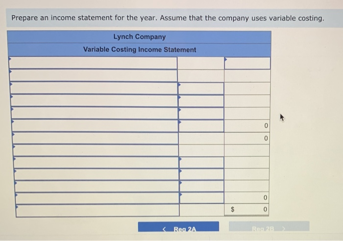 Solved Check my 2 Lynch Company manufactures and sells a | Chegg.com