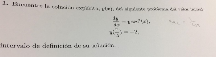 Solved * Dncuentre la solución explícita, (a), del siguiente | Chegg.com