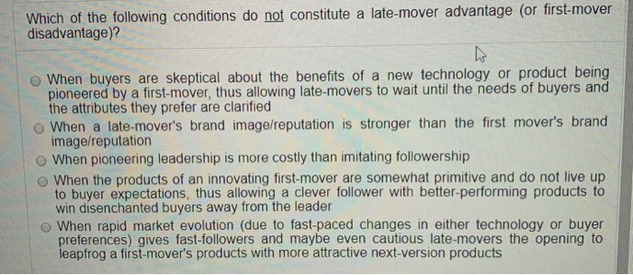 Solved Which of the following conditions do not constitute a | Chegg.com