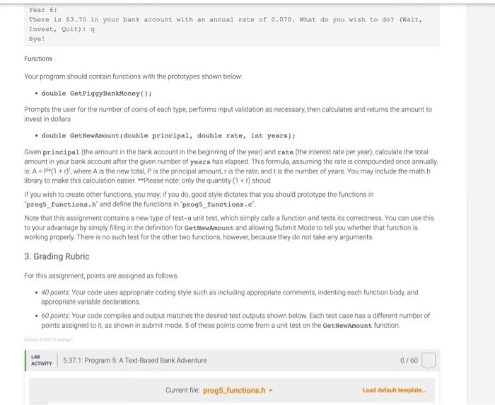 Solved 1. Introduction In this program, you will design a | Chegg.com