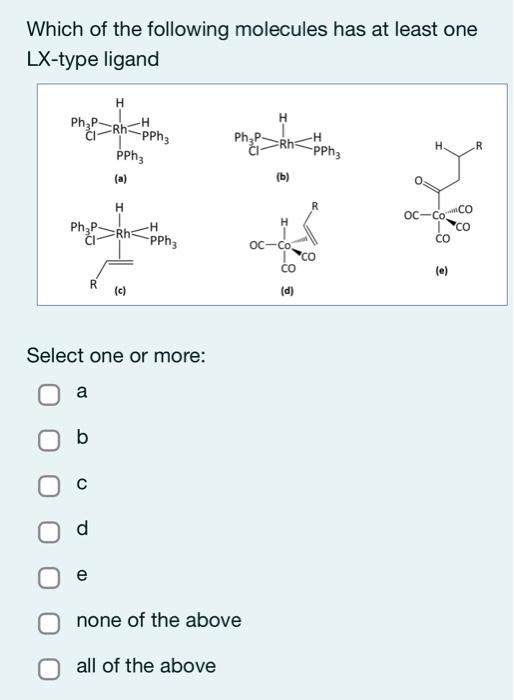 Solved Drag and drop the appropriate ligand type to Which | Chegg.com
