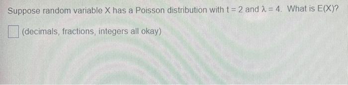 Solved Suppose random variable X has a Poisson distribution | Chegg.com