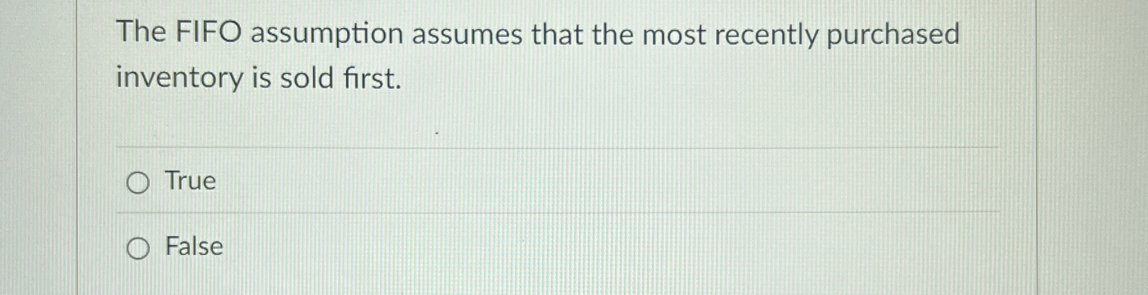 Solved The FIFO assumption assumes that the most recently | Chegg.com
