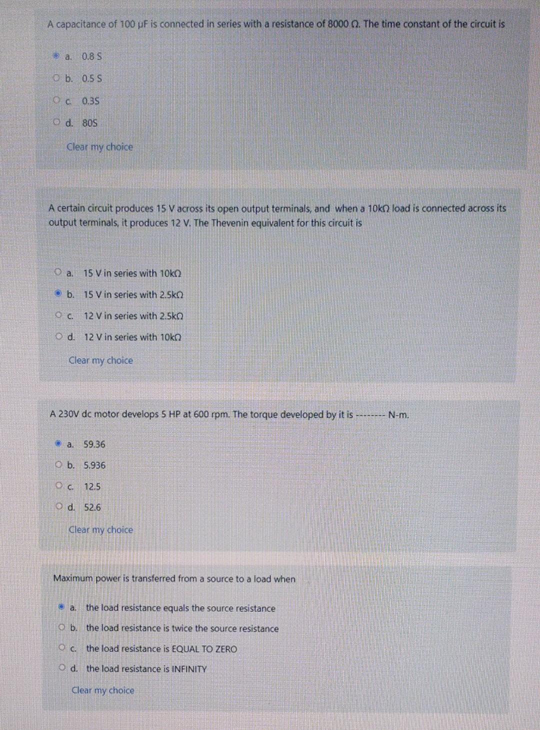 Solved A capacitance of 100μf is connected in series with a | Chegg.com