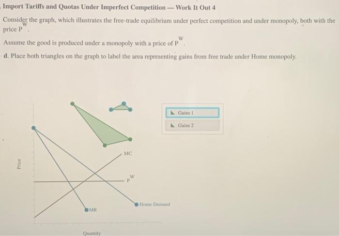 Solved Import Tariffs and Quotas Under Imperfect Competition | Chegg.com