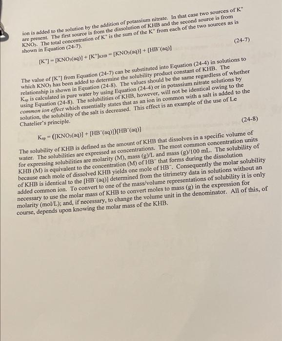 Solved 1. Explain what are solubility product constants. 2. | Chegg.com