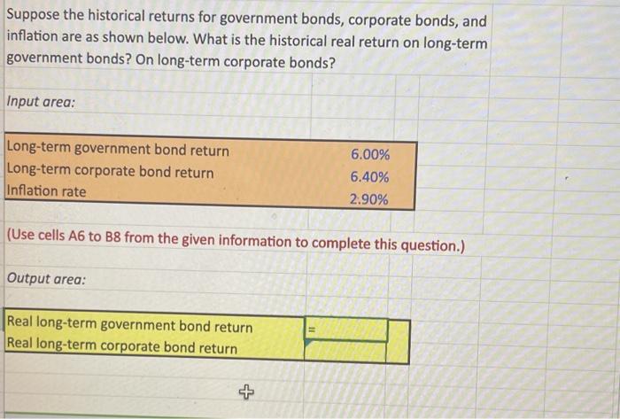Solved I need the excel formulas please | Chegg.com