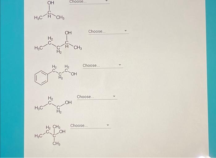Solved The ceric ammonium nitrate (CAN) test shows the | Chegg.com