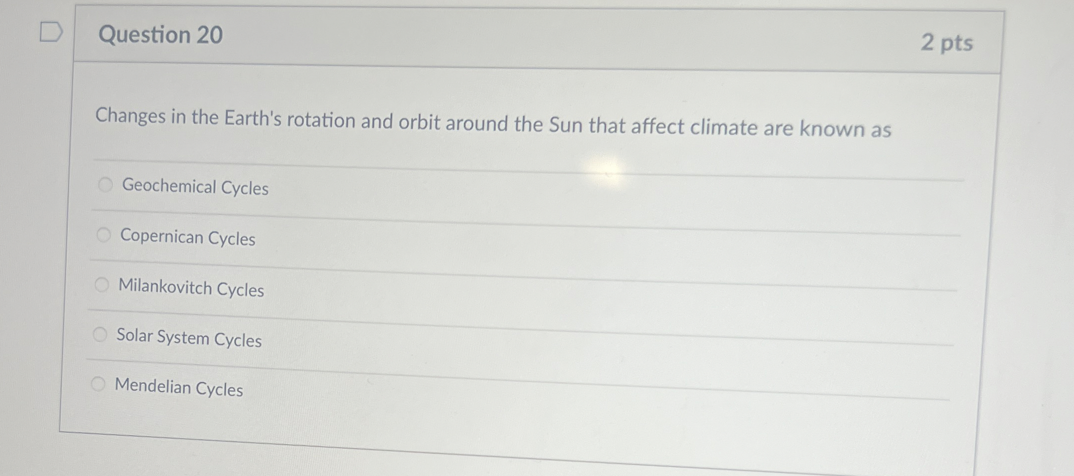 Solved Question 202 ﻿ptsChanges in the Earth's rotation and | Chegg.com