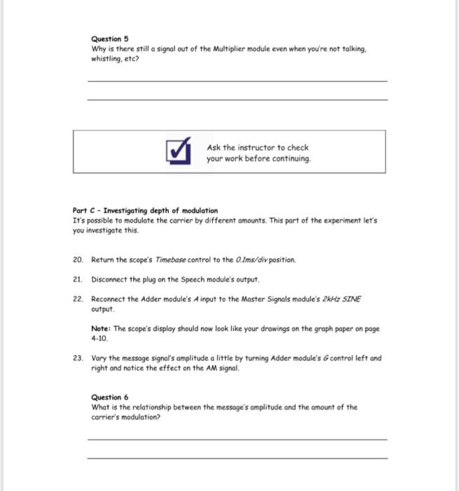 15. Use the scope's Channel 1 Vertical Position | Chegg.com