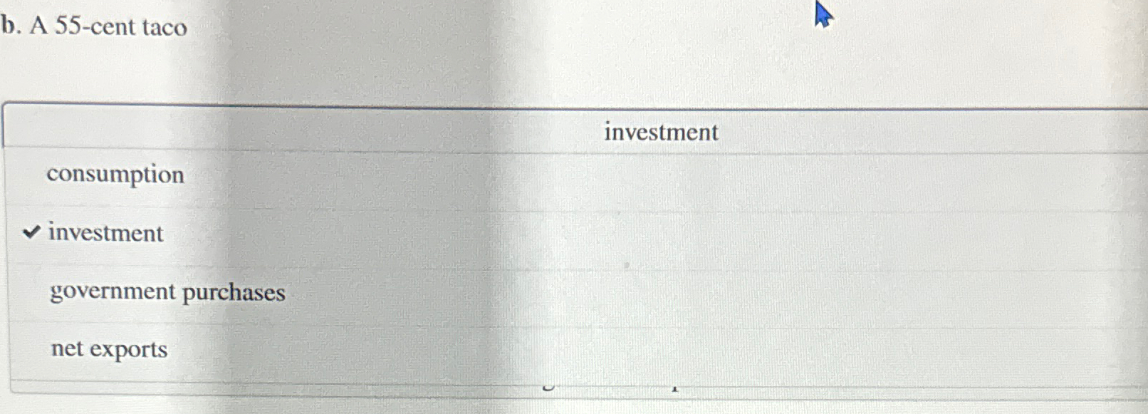 Solved b. ﻿A 55-cent | Chegg.com