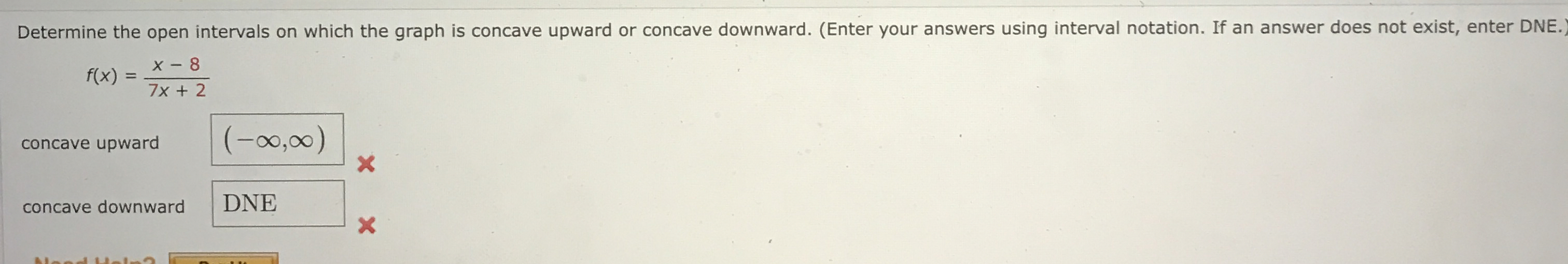 Solved Determine the open intervals on which the graph is | Chegg.com