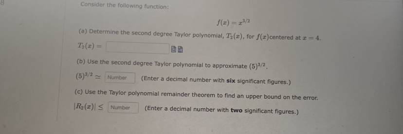 Solved Consider the following function:f(x)=x32(a) | Chegg.com