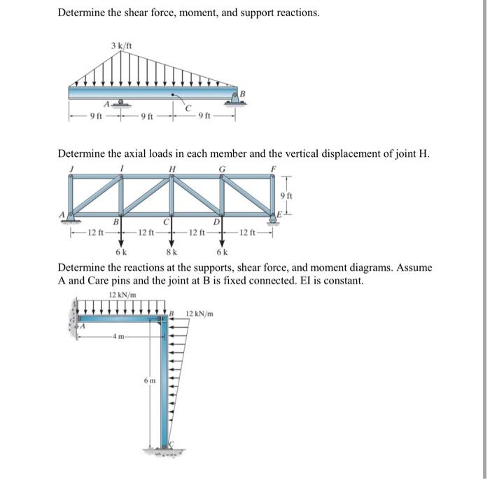 Solved can someone solve these WITH SAP2000 software only! | Chegg.com
