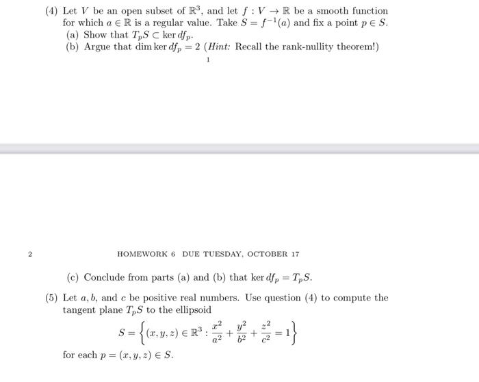 Solved (4) Let V be an open subset of R3, and let f:V→R be a | Chegg.com Solved (4) Let V be an open subset of R3, and let f:V→R be a | Chegg.com