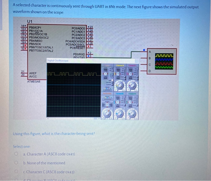 To configure UART in 8N1 mode with a baud rate of | Chegg.com