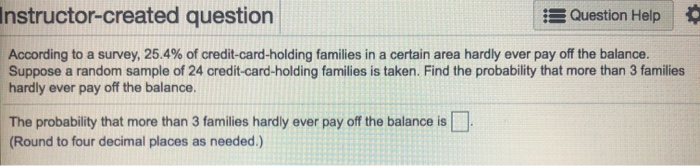 Solved Instructor-created question Question Help According | Chegg.com