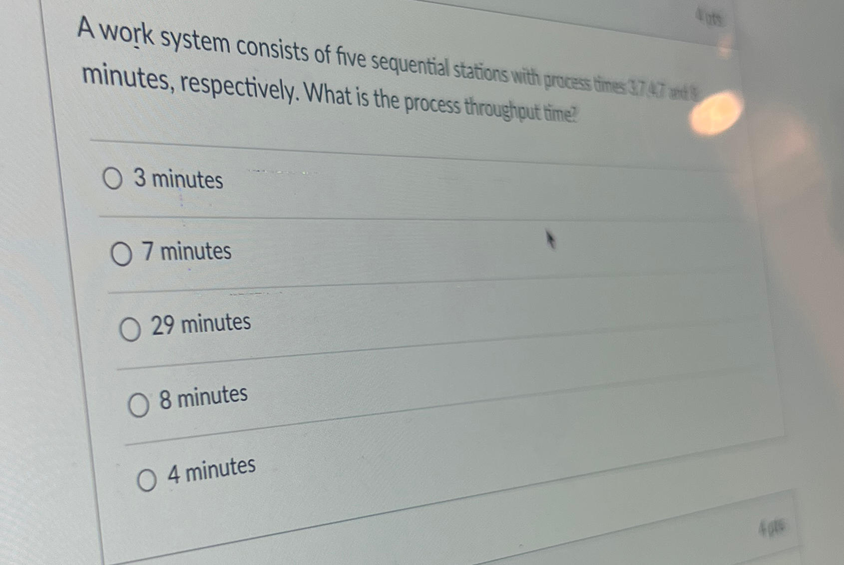 Solved A work system consists of five sequential stations | Chegg.com