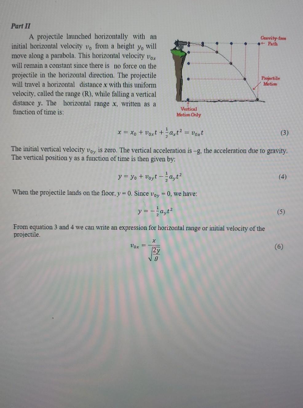 Solved Physics 201 (College Physics-1) Laboratory Exercise | Chegg.com