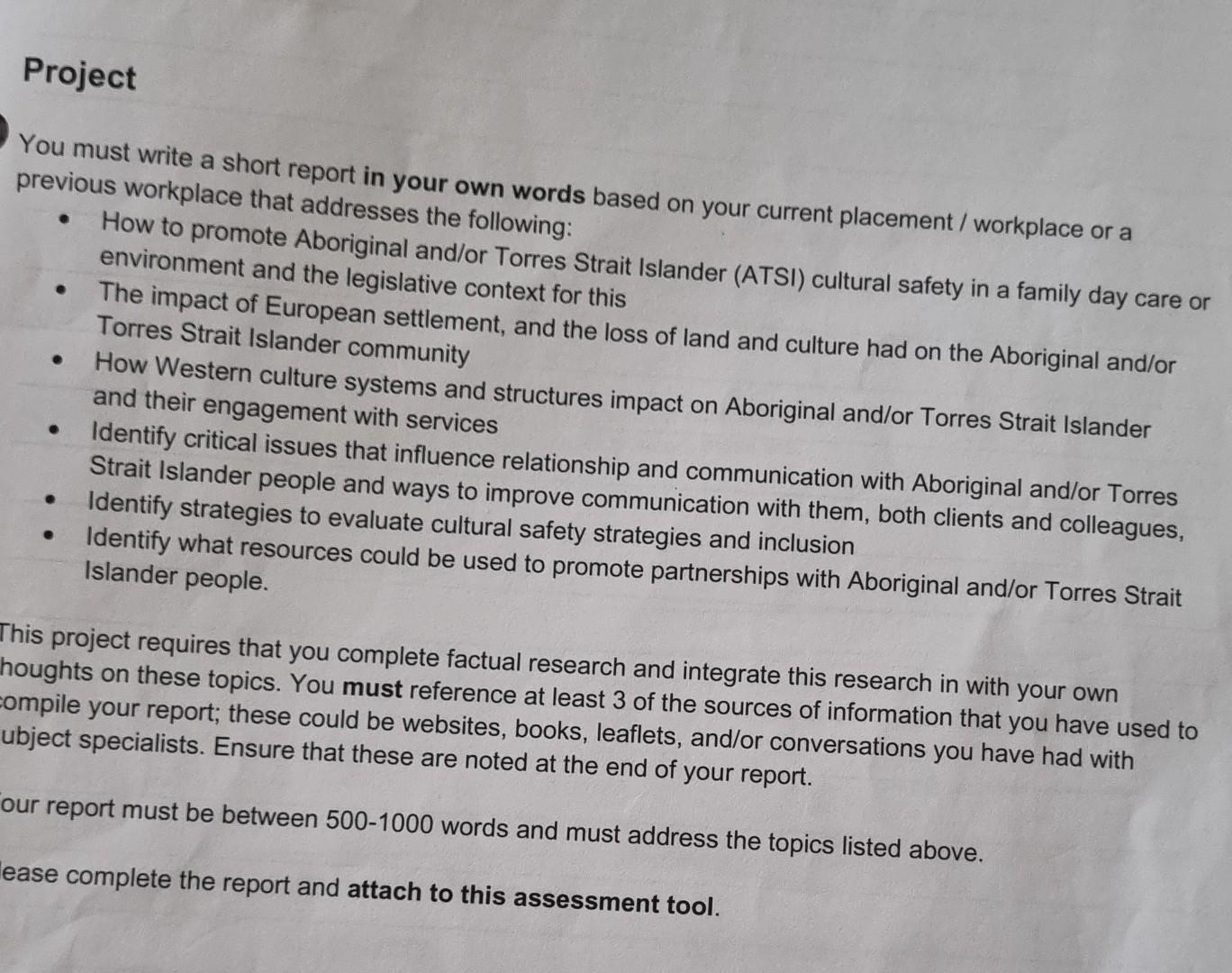 Solved Project . You must write a short report in your own | Chegg.com