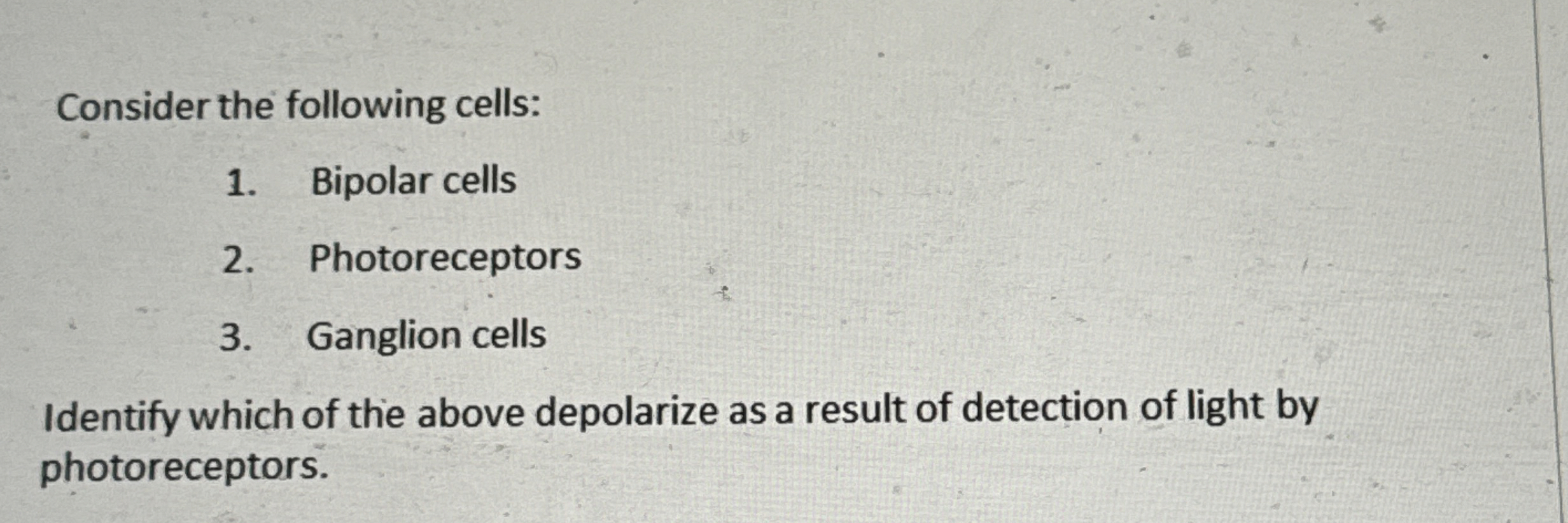Solved Consider the following cells:Bipolar | Chegg.com