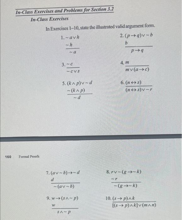 Solved In Exercises 1-10, state the illustrated valid | Chegg.com