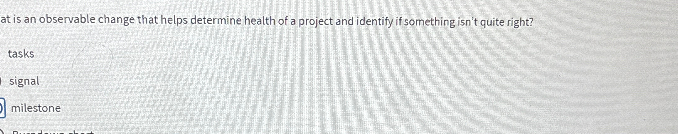 Solved at is an observable change that helps determine | Chegg.com