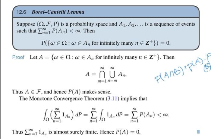 Solved 3. Let's flip a fair coin independently an infinite | Chegg.com