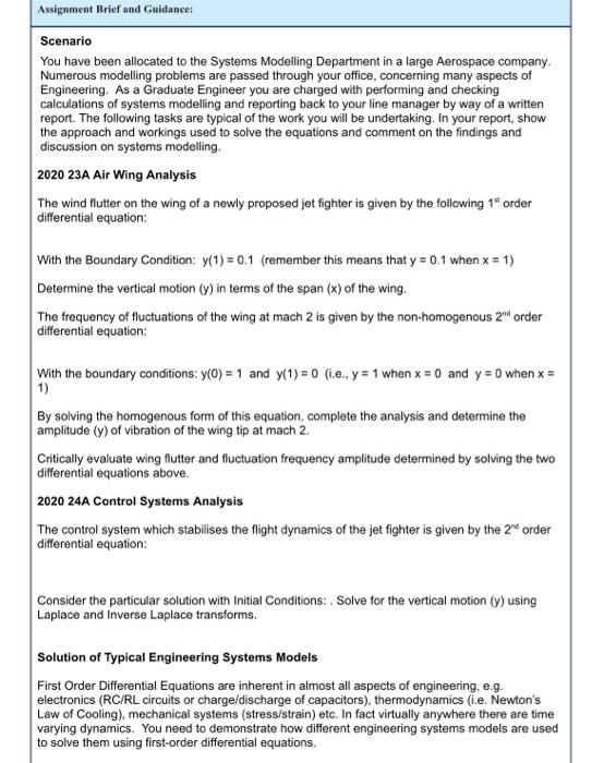 Solved Assignment Brief and Guidance: Scenario You have been | Chegg.com