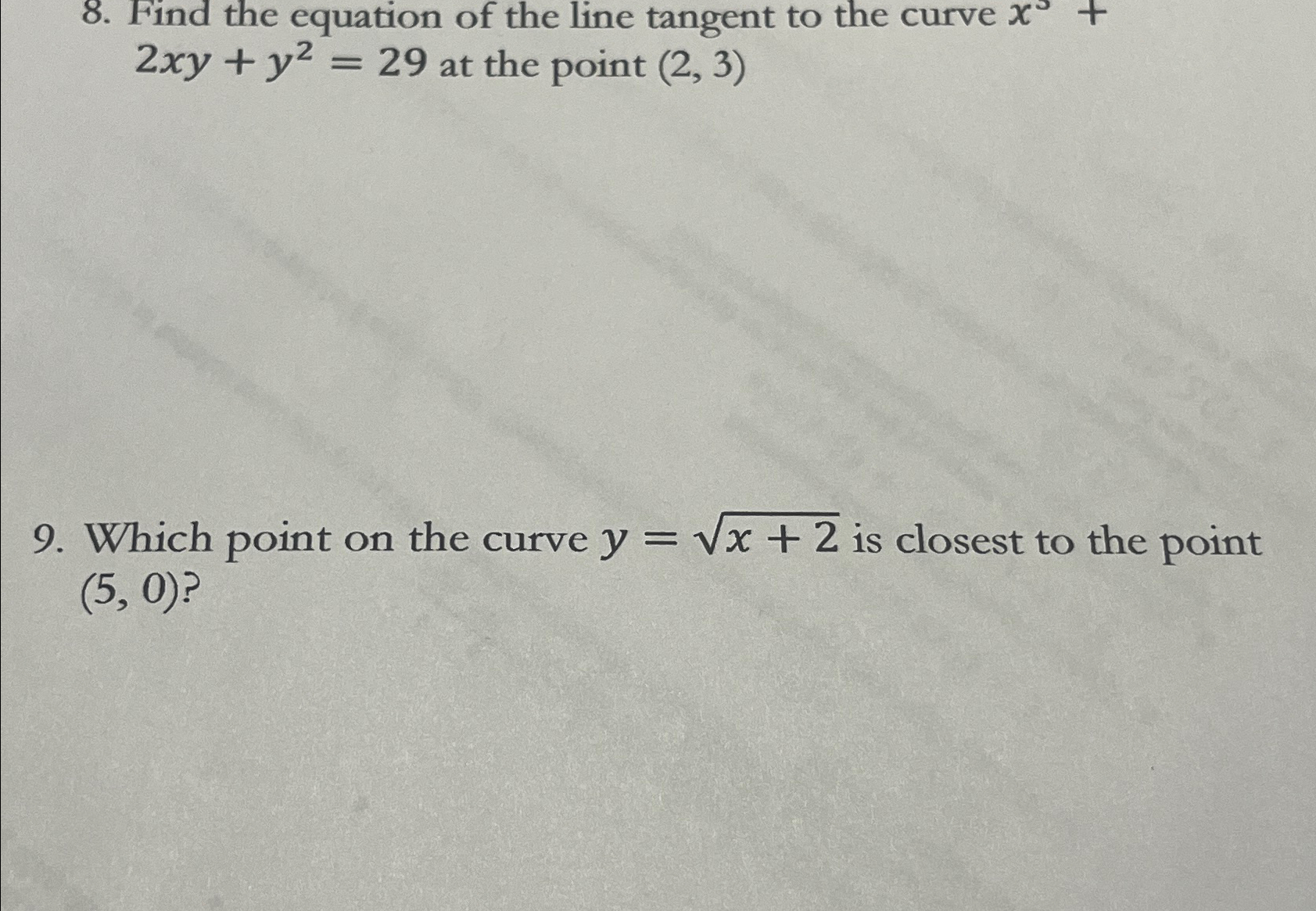 Solved Find the equation of the line tangent to the curve | Chegg.com