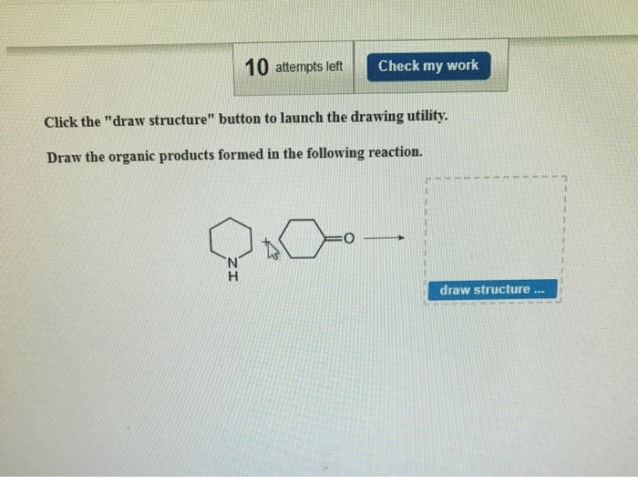Solved 10 attempts left Check my work Click the "draw | Chegg.com