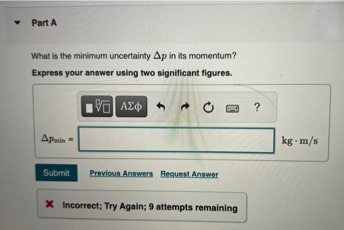 Solved The uncertainty in a proton's position is 0.015 | Chegg.com