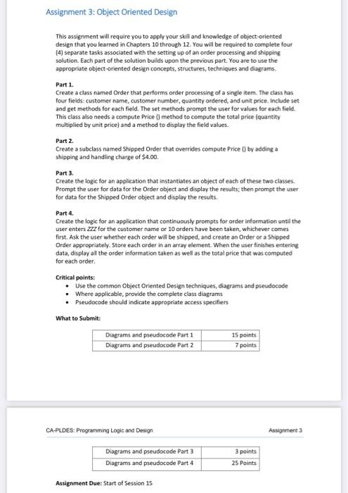 Solved This assignment will require you to apply your skill | Chegg.com